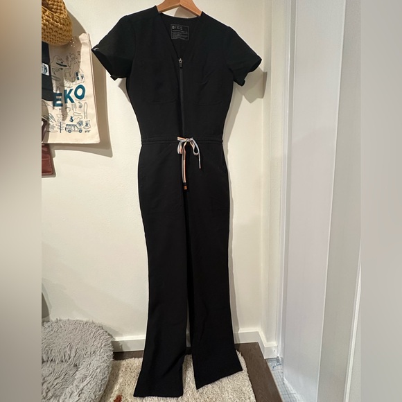 Figs | Pants & Jumpsuits | Figs Pride Classic Black Jumpsuit With ...